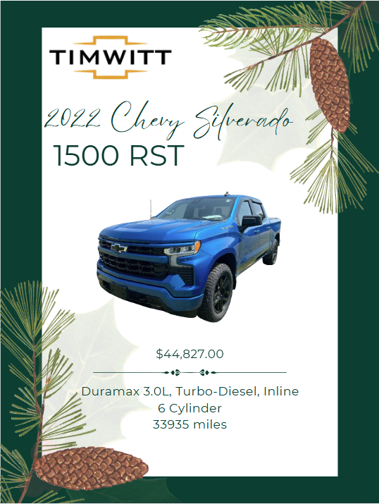 Used Vehicle Specials - Tim Witt Chevrolet Dealership